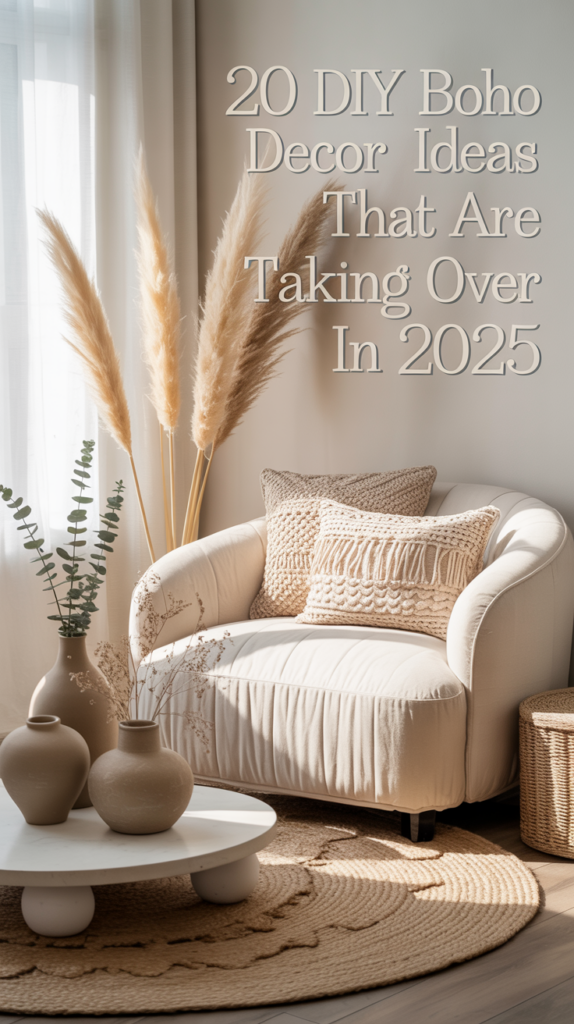 20 DIY Boho Decor Ideas That Are Taking Over in 2025 | Sharmed Life