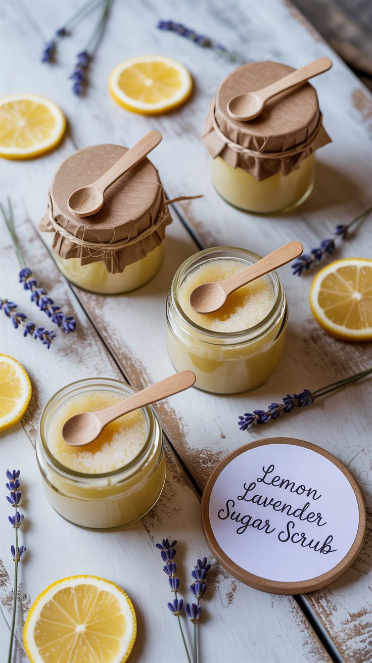 How to Make & Sell Lemon-Lavender Sugar Scrubs | Sharmed Life